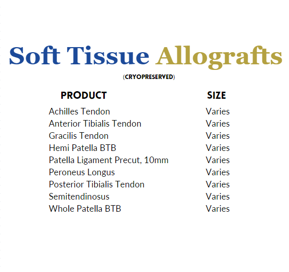 Soft Tissue Allograft - Medical Wound Solutions